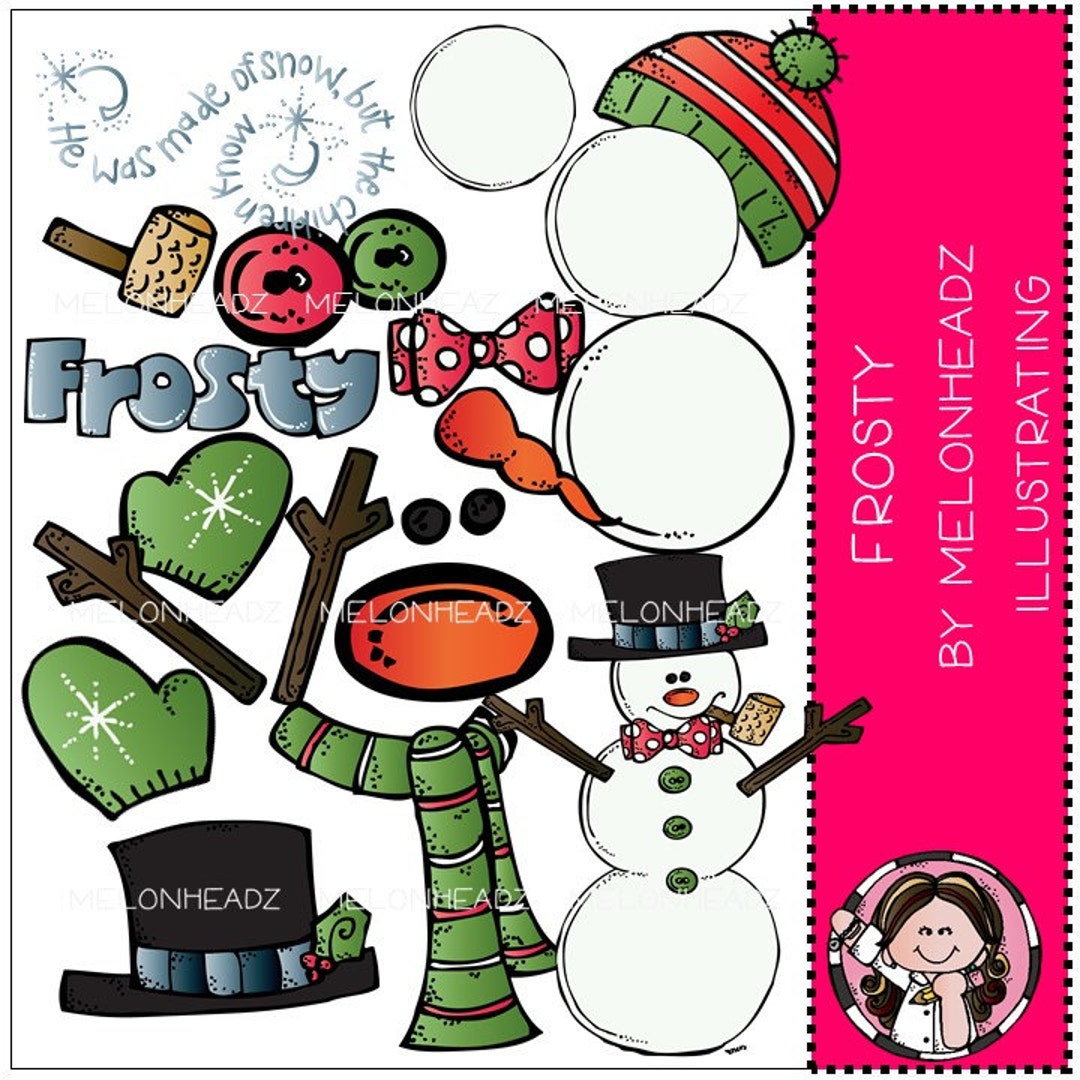 Build a Snowman Clip Art - Frosty - Etsy