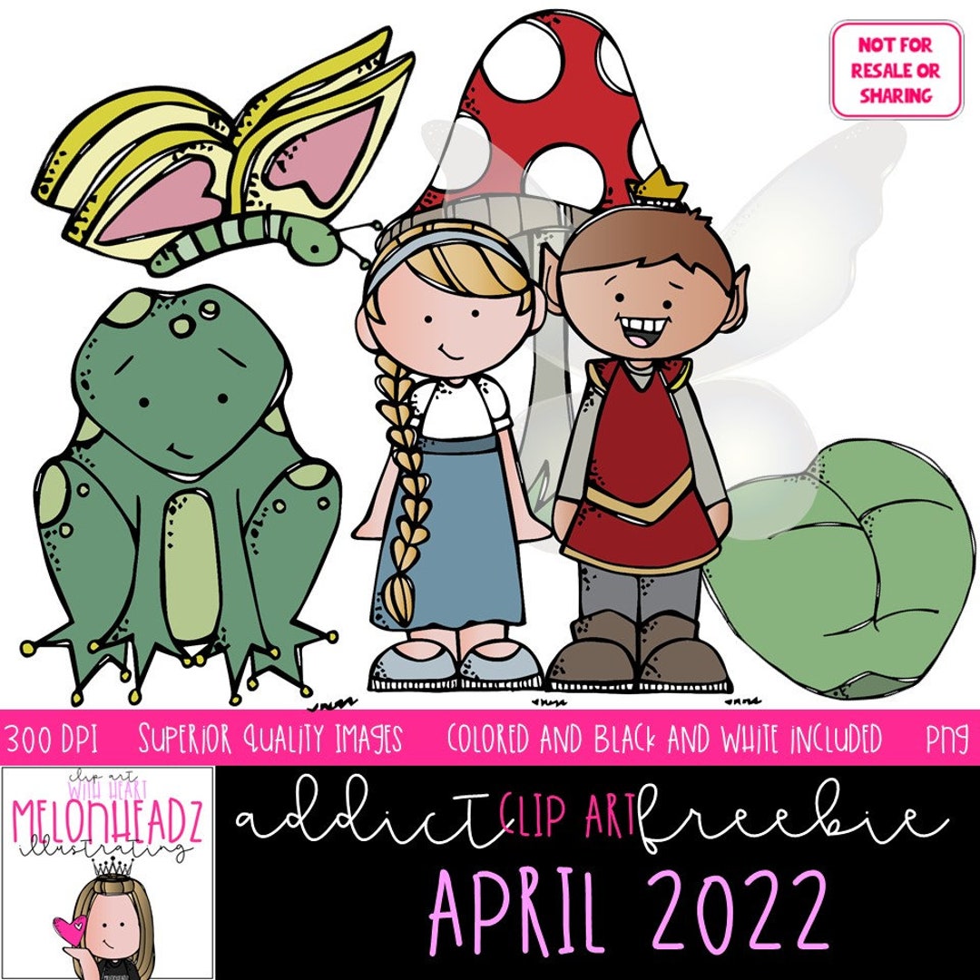 Melonheadz Addicts Clip Art - April 2022 Set - Mini - Etsy