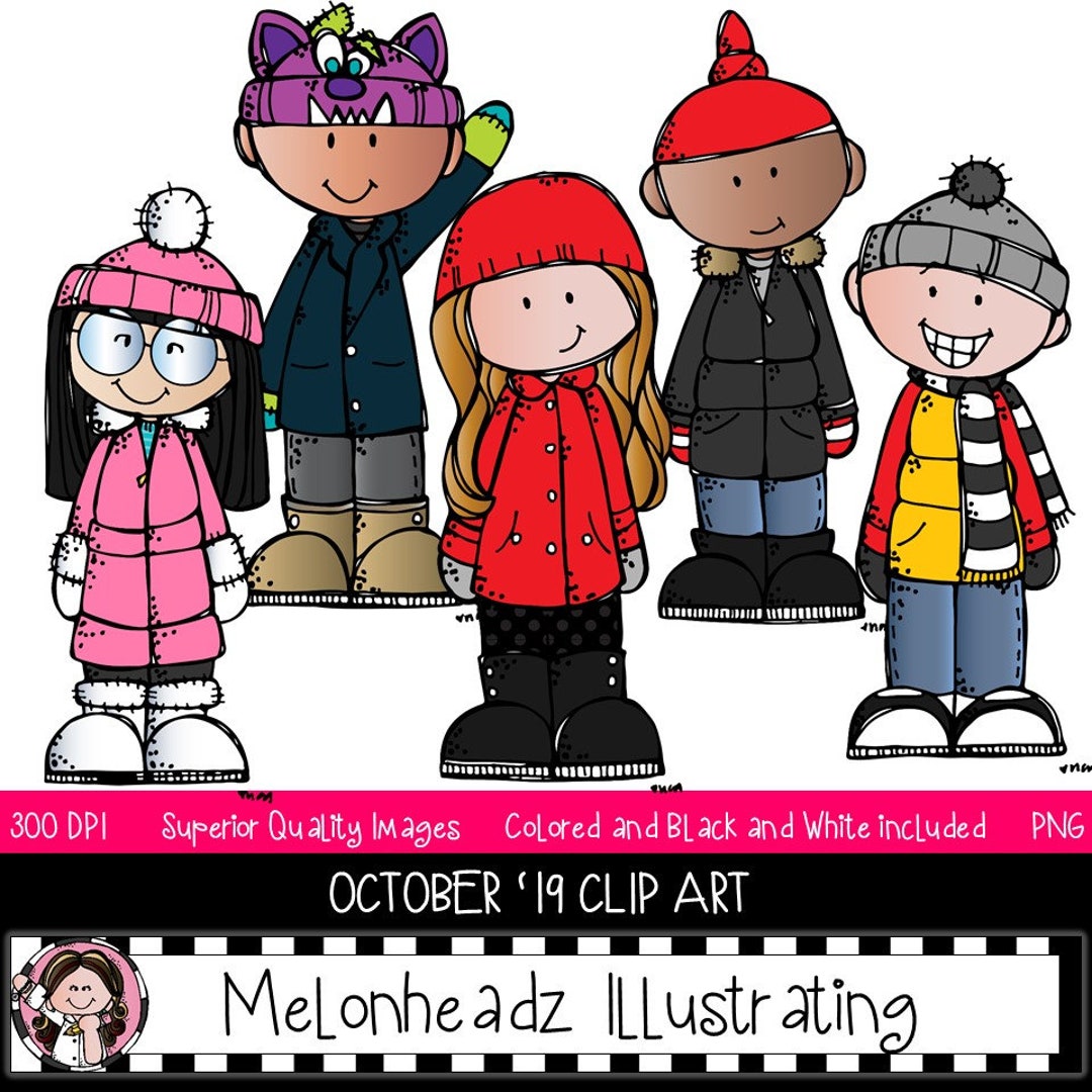 Melonheadz Addicts Clip Art - October 2019 Set - Mini - Etsy