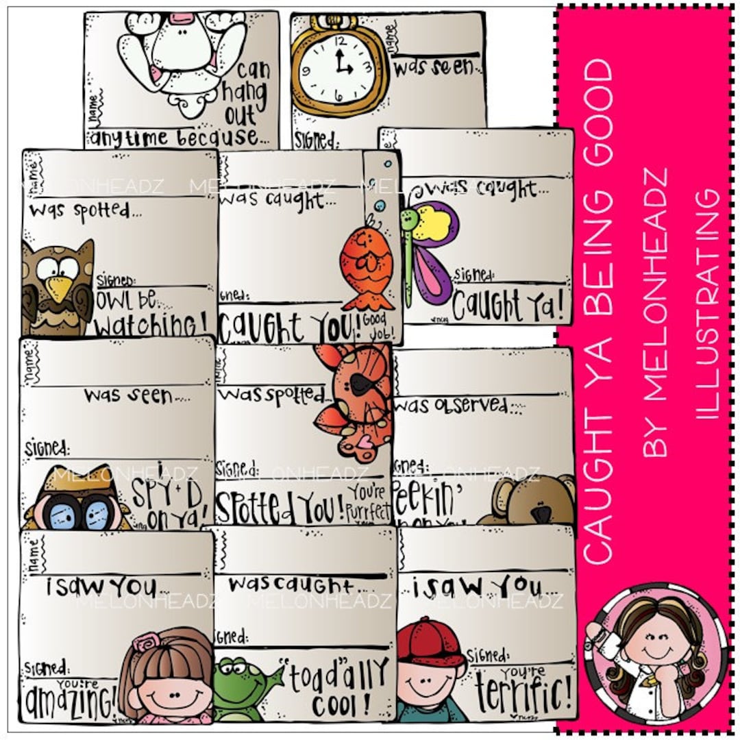 Caught Ya Clip Art - Combo Pack - Etsy