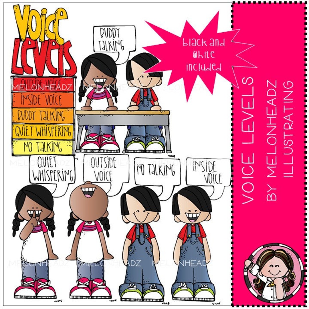 Voice Levels Clip Art - Mini - Etsy