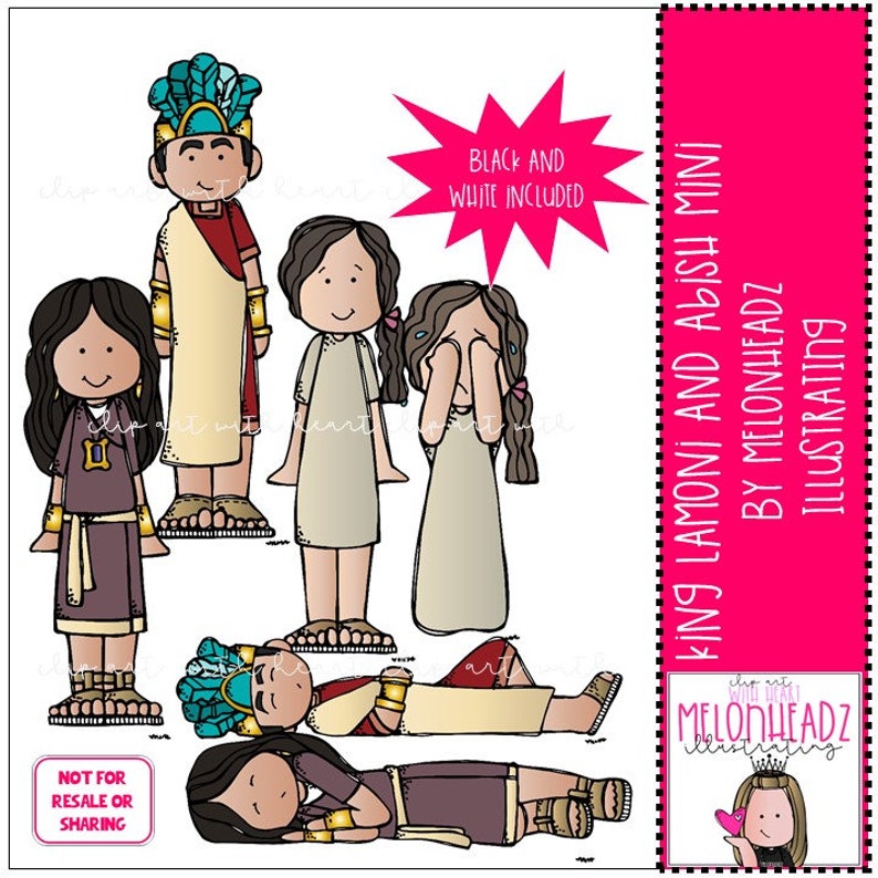 King Lamoni and Abish Clip Art - LDS - Mini - Etsy Canada