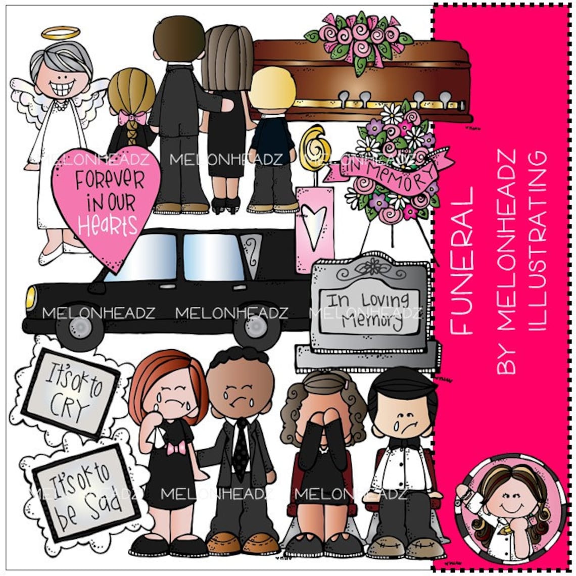 Funeral Clip Art - Etsy