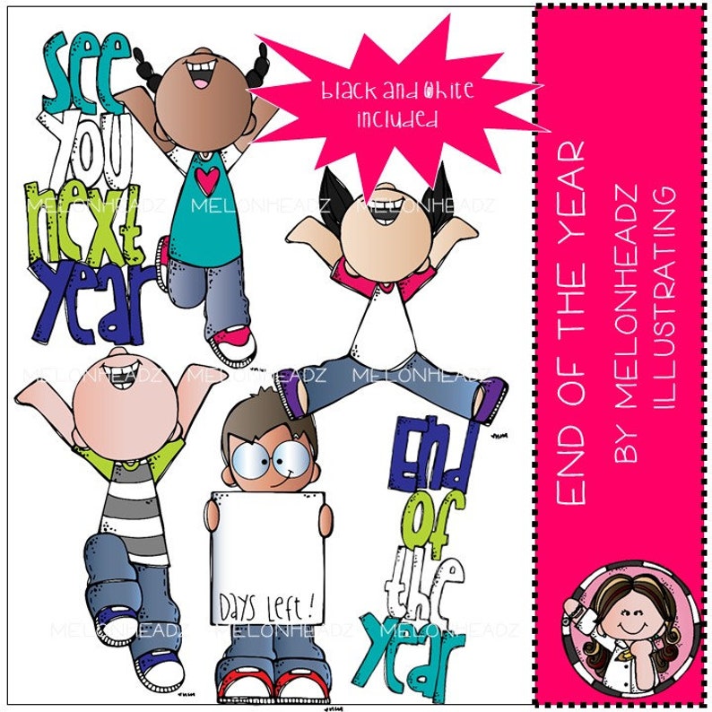 End of Year Clip Art Mini - Etsy