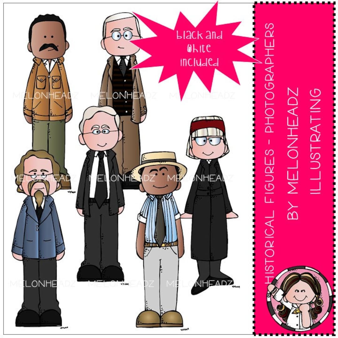 Historical Figures Clip Art - Photographers - Mini - Etsy