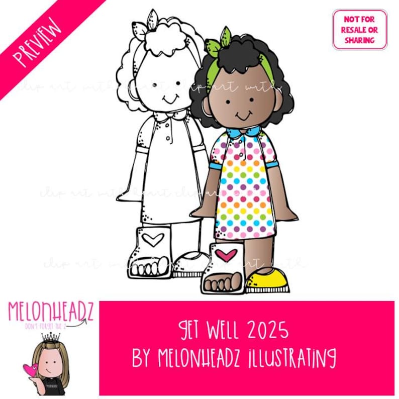 Get Well Clip Art 2025, Sick, Broken Arm or Leg COMBO PACK - Etsy