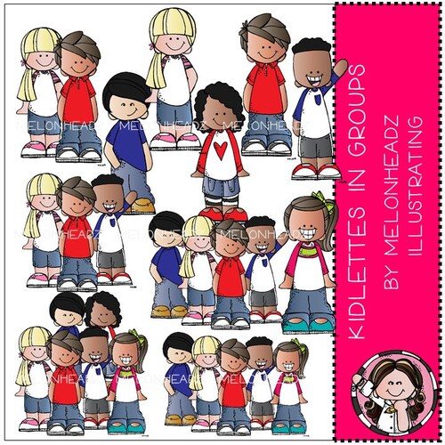 Kidlettes Clip Art Sketchitz Combo Pack - Etsy
