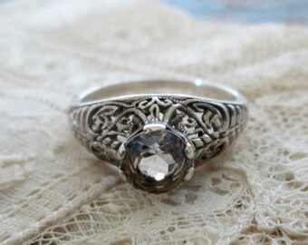 Vintage promise ring | Etsy