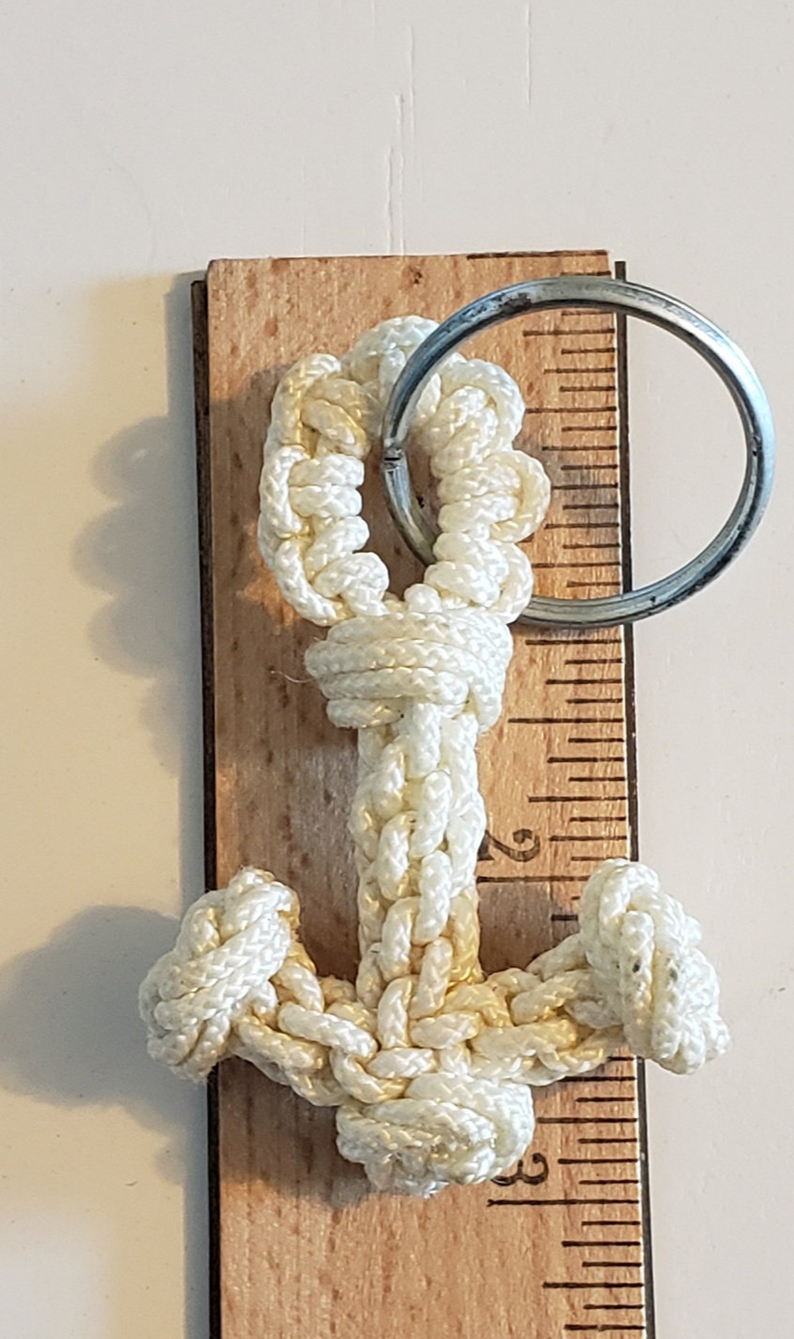 Nautical Anchor -hand Tied, Fancy Rope Work, Macrame, Coastal Sailor ...