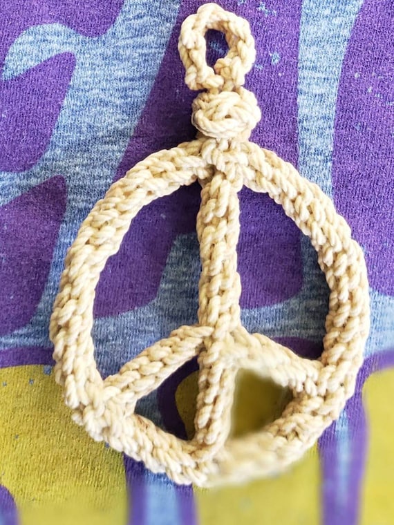 Peace Sign-hippie Boho Peace Symbol Peace Symbol Necklace - Etsy