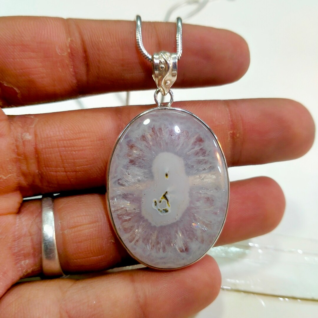 Solar Quartz Natural Solar Quartz Necklace Solar Pendant Solar Quartz ...
