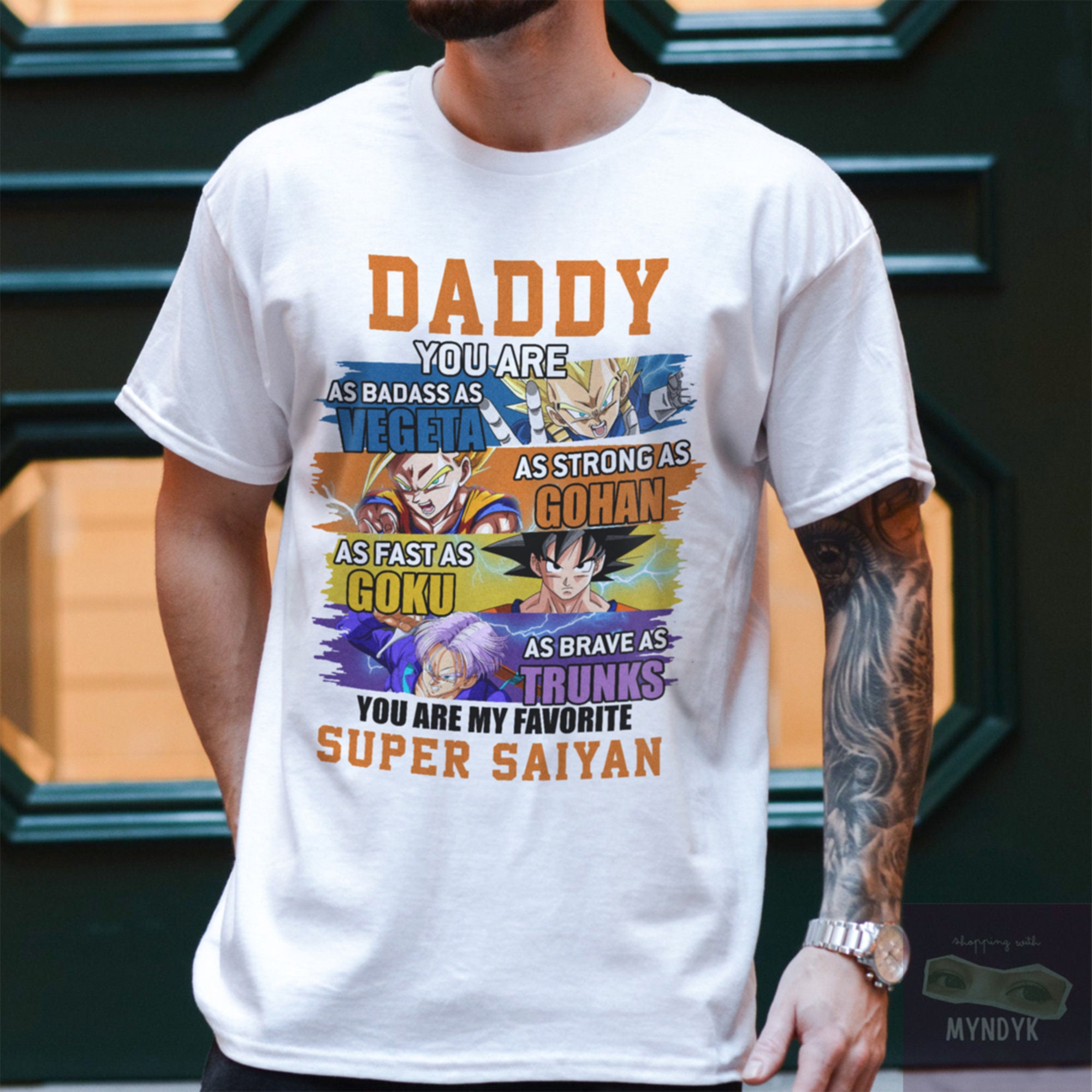 Daddy You Are My Favorite Super Saiyan Shirt Fathers Day Vegeta Gohan
