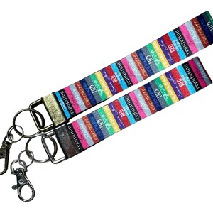 Taylor Inspired Fabric Key Fob Wristlet Strap Keychain. Gift for ...