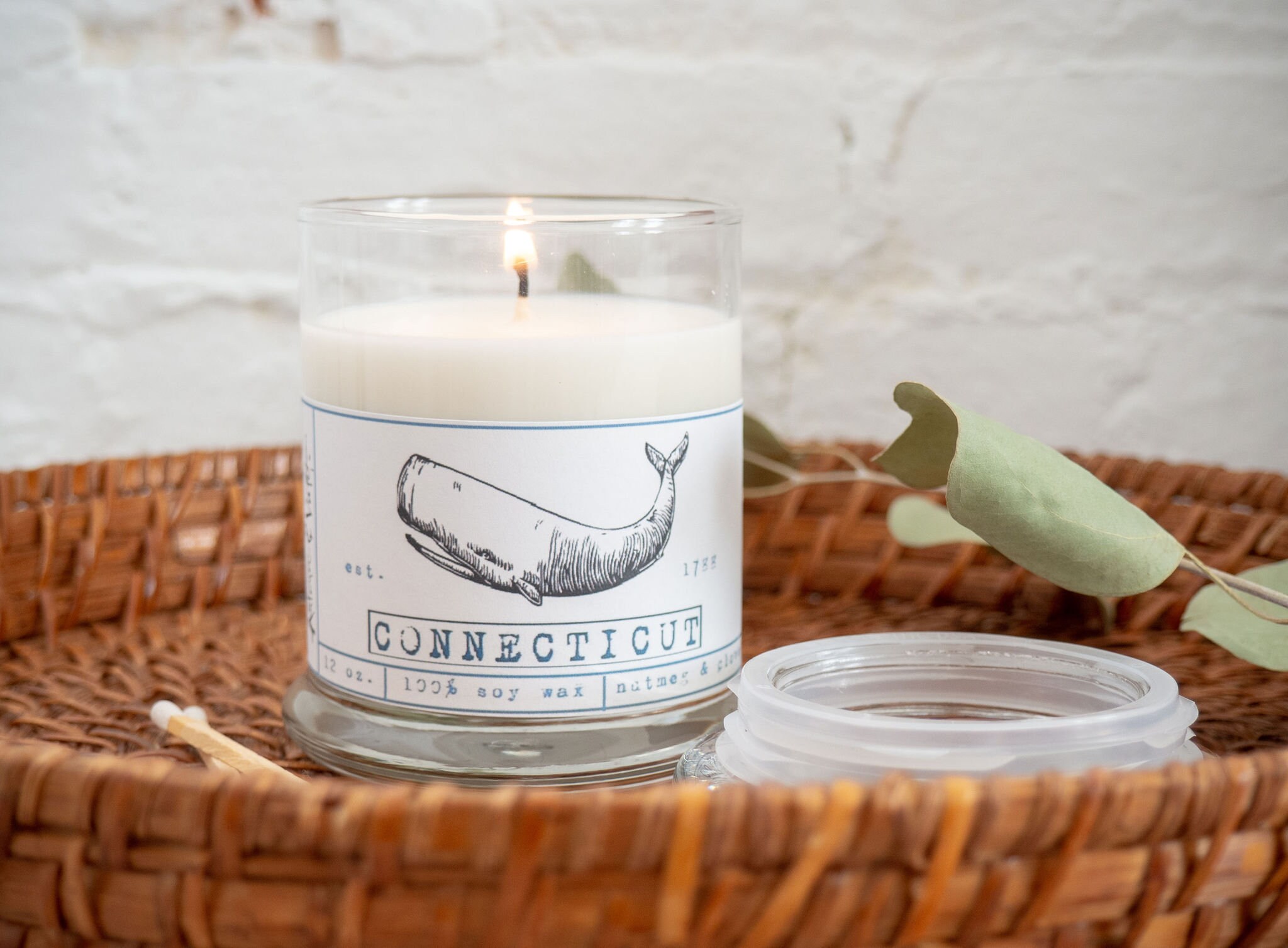 Connecticut Candle, Connecticut Candles, Connecticut, 12 Oz. - Etsy