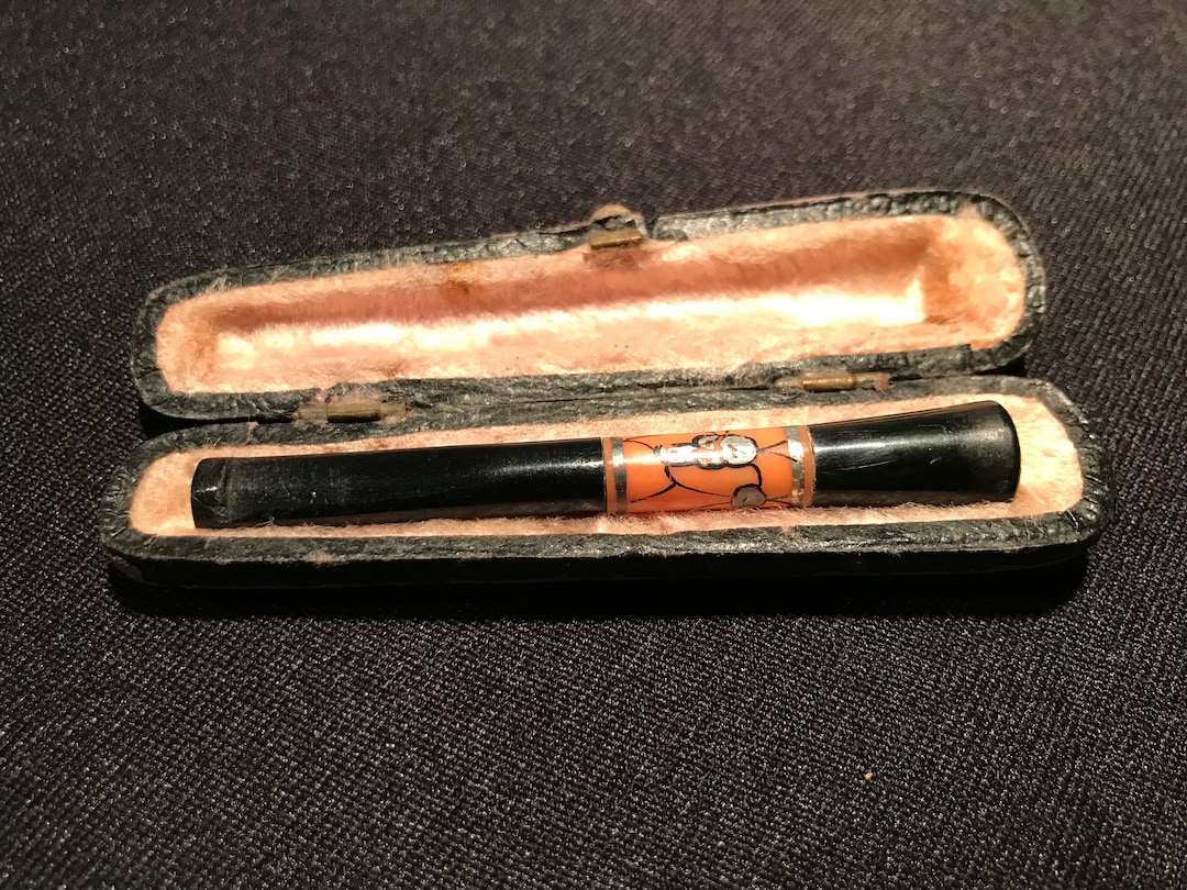 Vintage Cigarette Holder & Leather Case - 1920s - From ...