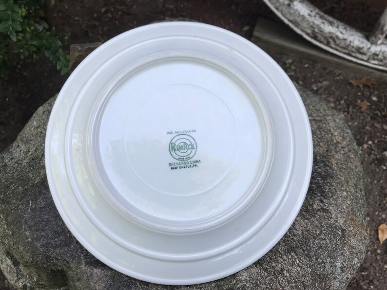 Vintage Shenango Rimril Restaurantware Plate Dutro's - Etsy