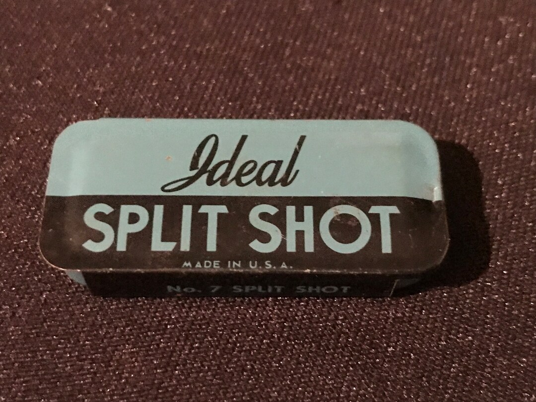 Vintage Ideal Split Shot Tin - 1950s - From Dustymillerantiques - Etsy