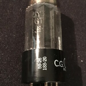 Vintage CG Conn Electron Rectifier Tube 5Y3G + Plain Box - 1950s - From ...