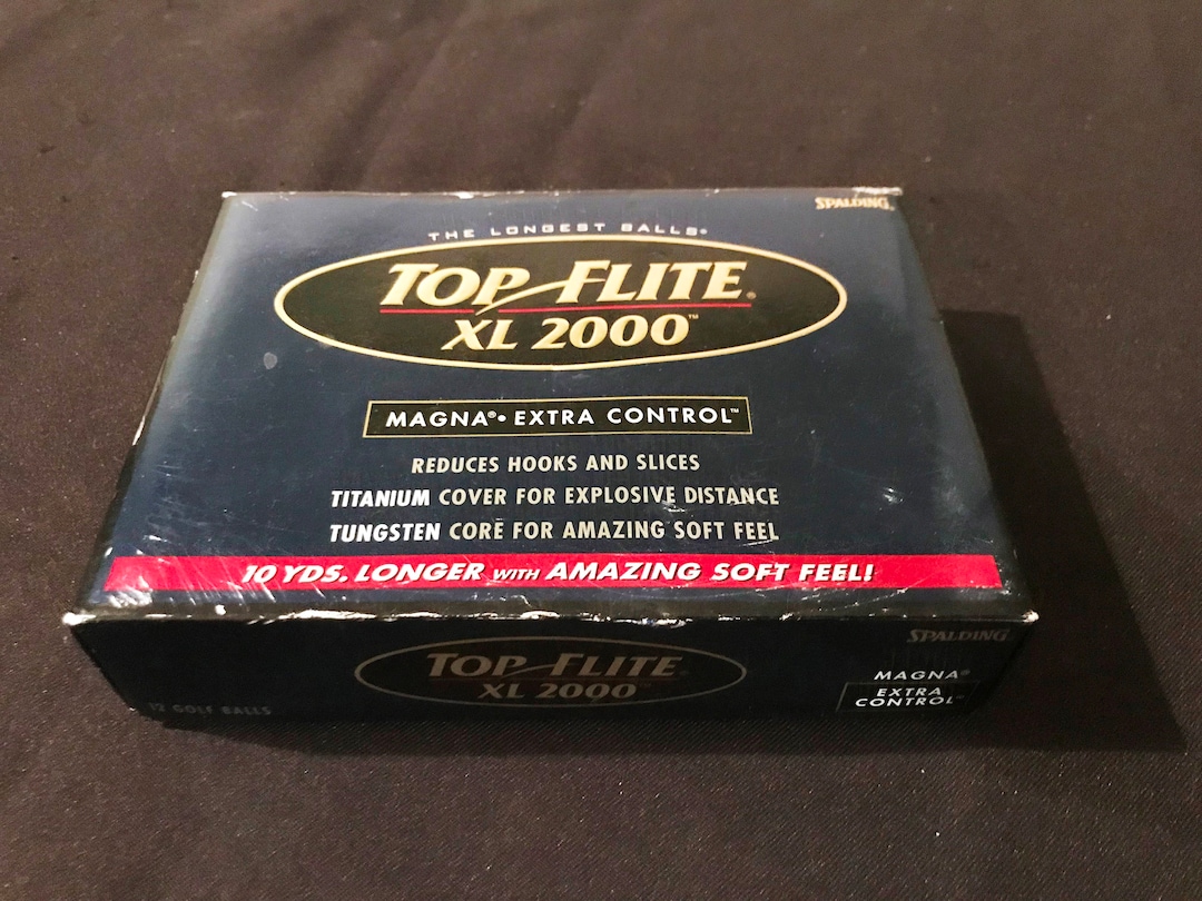 Vintage New Old Stock NOS Spalding Top Flite XL 2000 Golf Balls - Lot ...