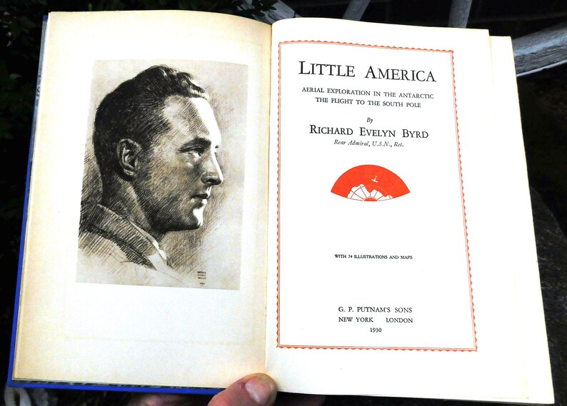 Vintage Little America Book by Richard E. Byrd 1930 1st - Etsy