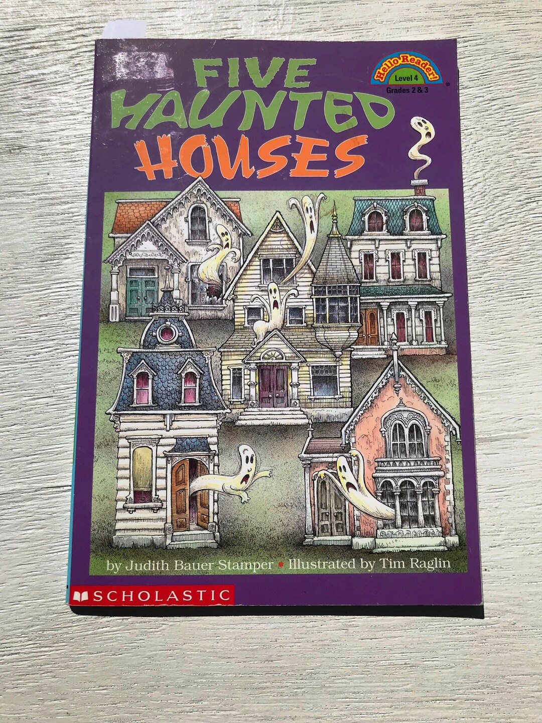 Vintage Scholastic Five Haunted Houses Book by Judith Bauer Stamper ...