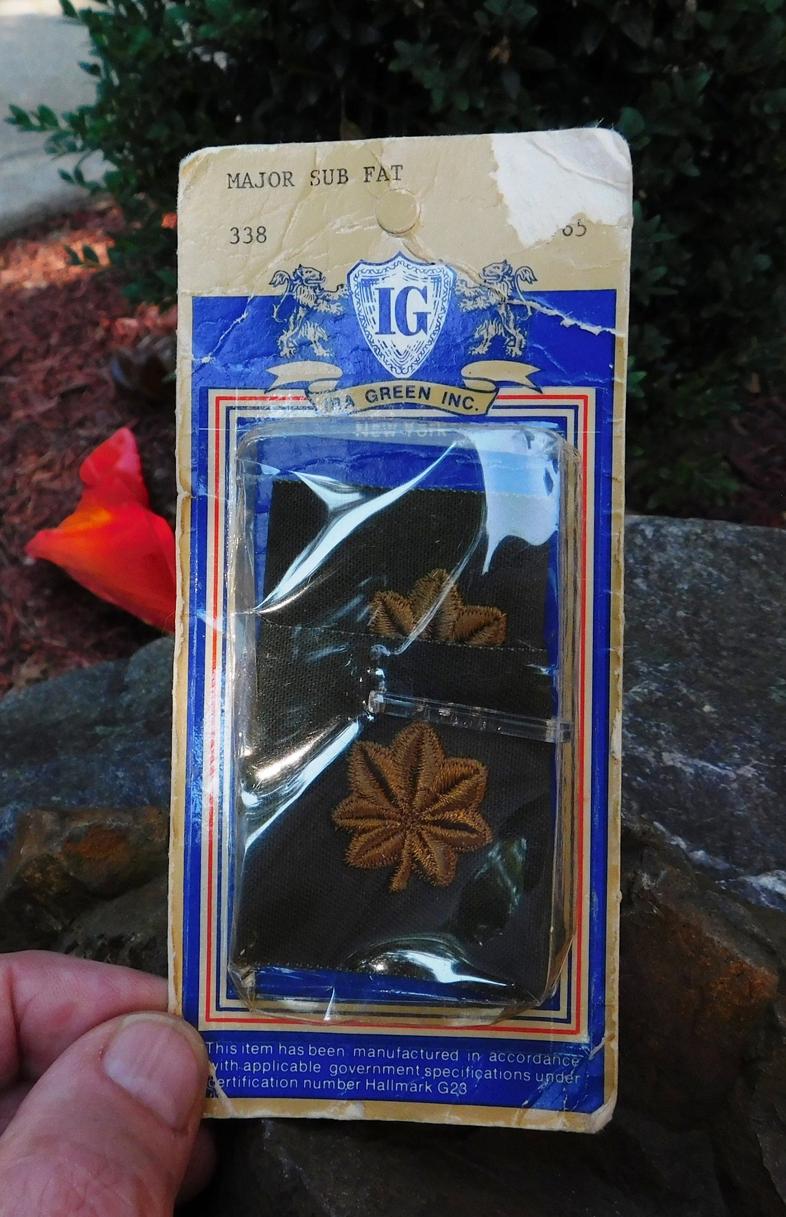 Vintage Ira Green US Army Major Pair of Cloth Collar Insignia - Etsy Canada