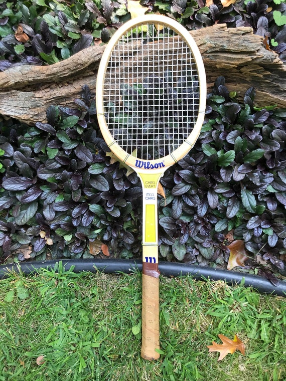 Vintage Wilson Chris Evert Miss Chris Wood Tennis Racket - Etsy