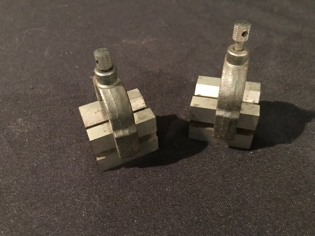 Vintage Lufkin V-blocks & Clamps #905 - Set of 2 - 1960s - From ...