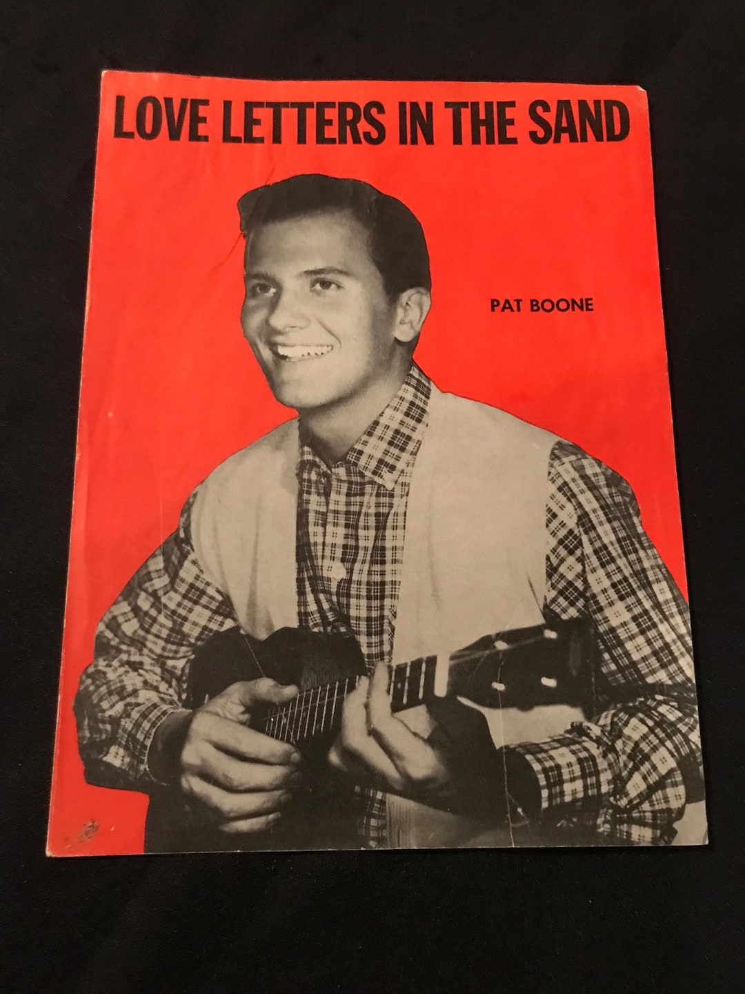 Vintage Love Letters in the Sand Sheet Music - Photo Pat Boone - 1957 ...