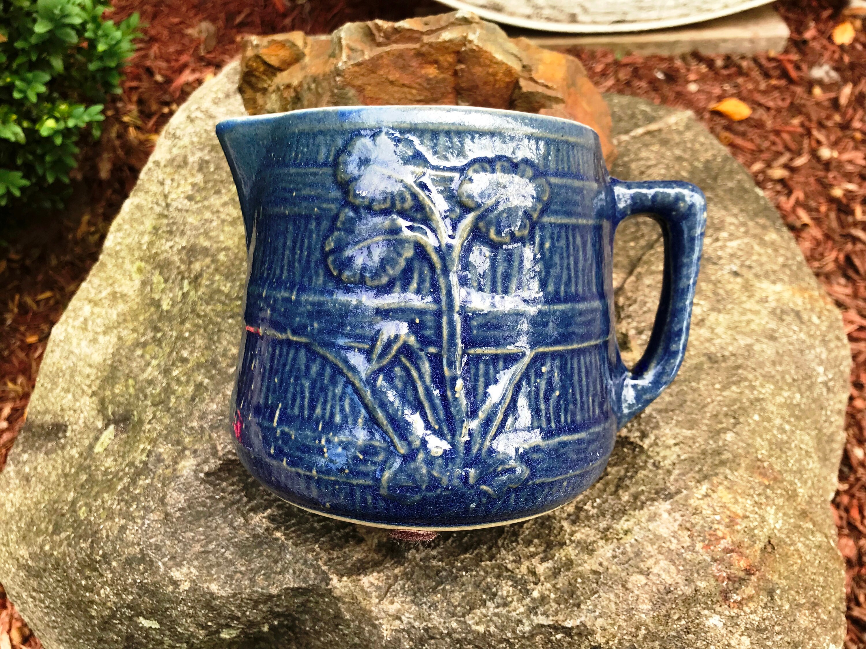 Vintage Robinson Ransbottom Pottery Blue Five Banded Thistle | Etsy