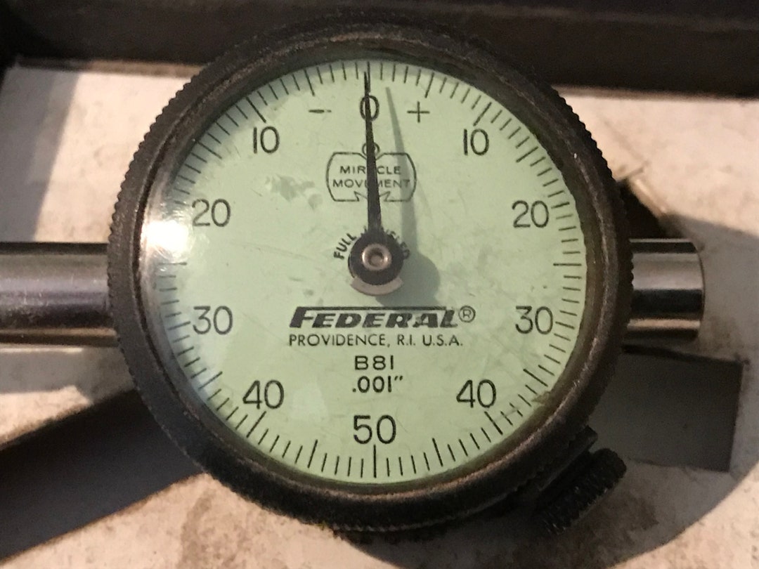 Vintage Federal Product Miracle Movement Dial Indicator + Box - 1970s ...