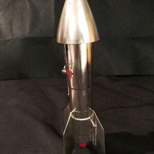 Vintage Astro Mfg Atomic Space Age Rocket Bank - Advertising for ...