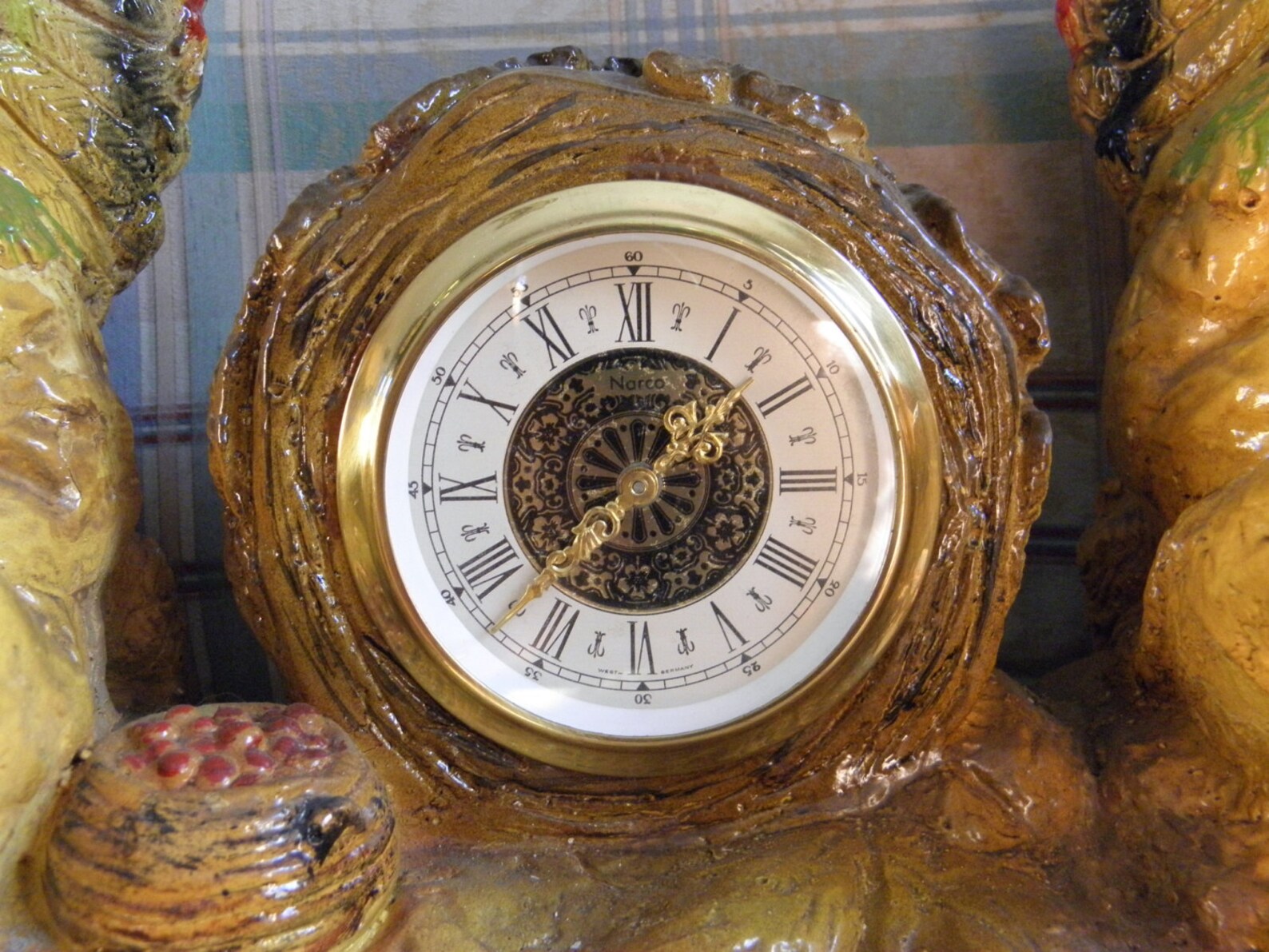 Vintage Native American Indian Chiefs Chalk Clock 1930's - Etsy