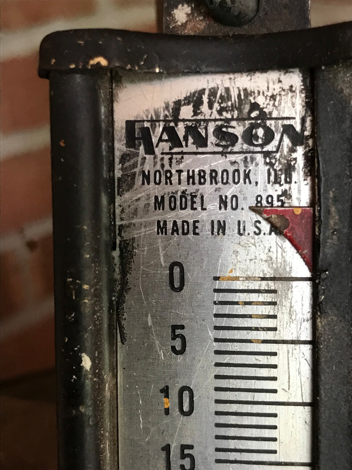 Vintage Hanson Hanging Scale 0-50 Lbs Model 895 - 1920s - From ...