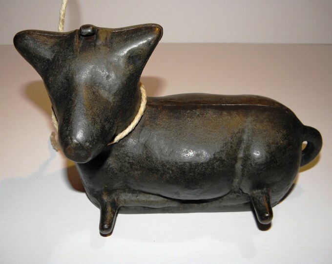 Reserved for Tatiana - Vintage Cast Iron Small Individual Easter Lamb ...