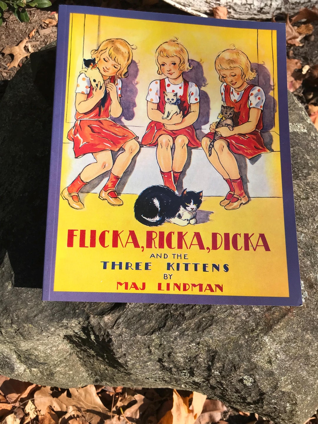 Vintage Flicka Ricka Dicka and the 3 Kittens by Maj Lindman - 1994 - From Dustymillerantiques - Etsy