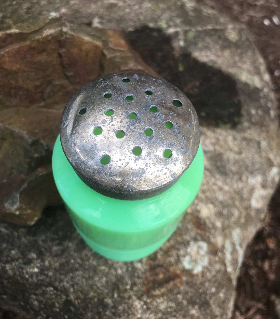 Vintage Jeannette Glass Jade-ite Ribbed Shaker - Late 1930s - From ...