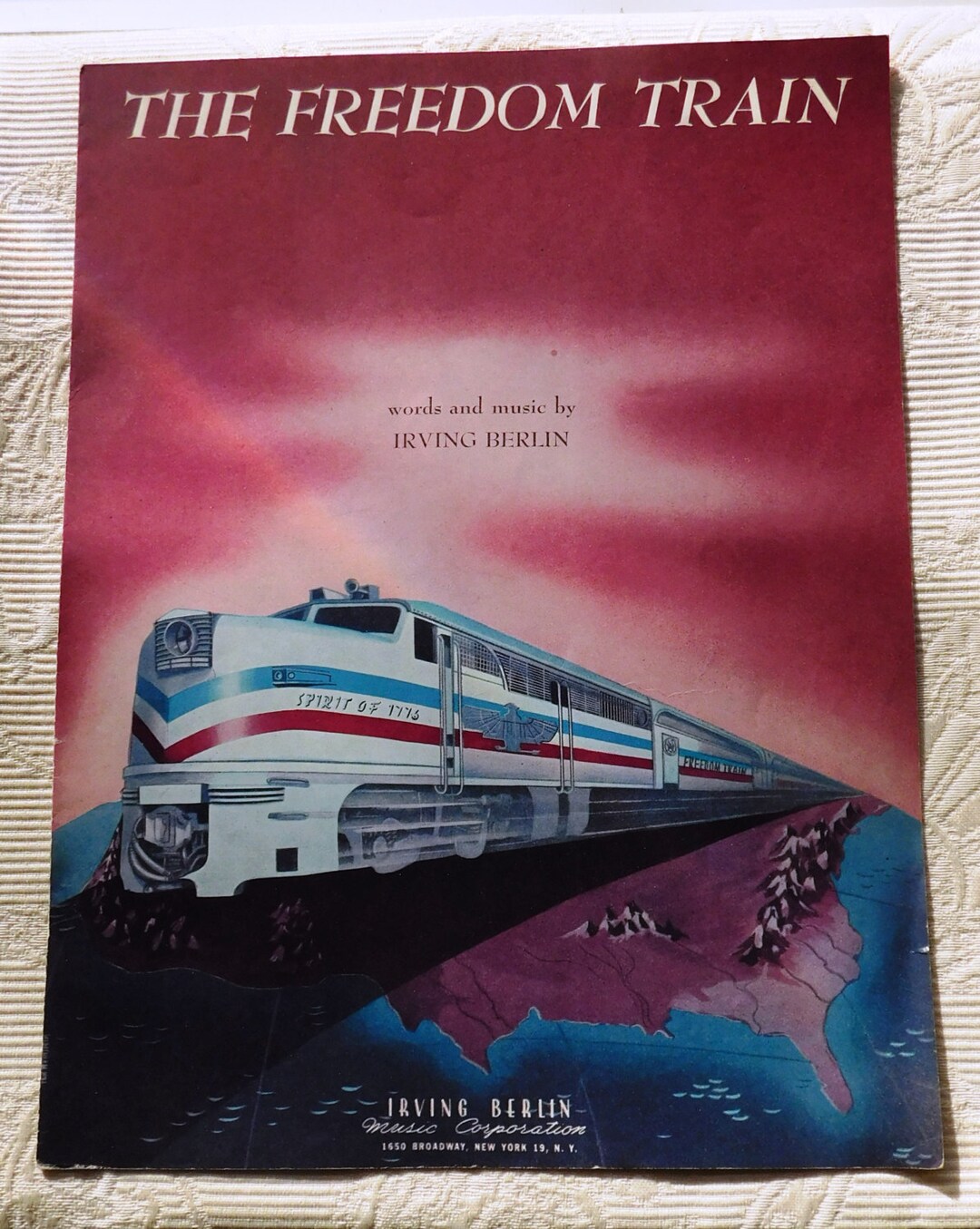 Vintage the Freedom Train Sheet Music by Irving Berlin - 1947 - From ...