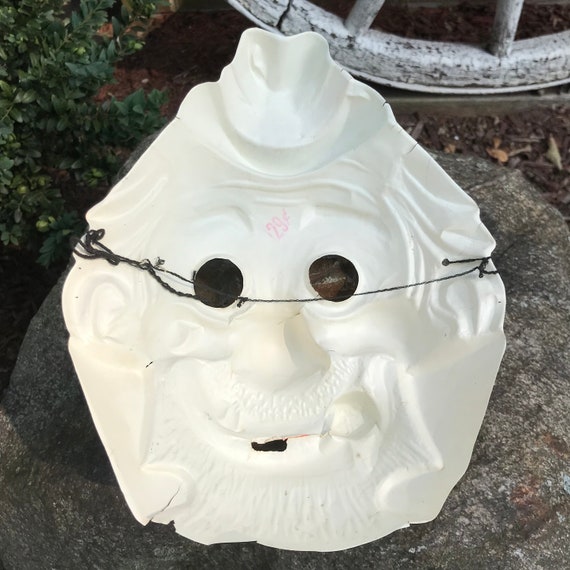 Vintage Hobo Clown Halloween Mask - 1950s - from Dust… - Gem