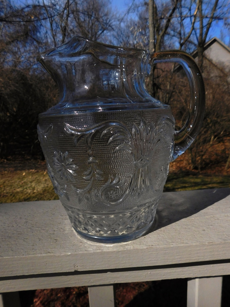 Vintage Duncan & Miller Sandwich Ice Lip Pitcher - 1924-1955 - From ...