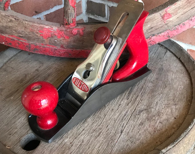Vintage Made in Germany Fulton Wood Smoothing Metal Plane + Original ...