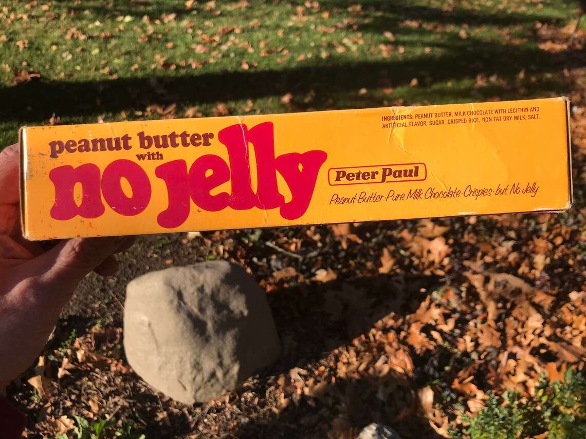 Vintage Peter Paul peanut butter with No Jelly Candy Bar Box | Etsy