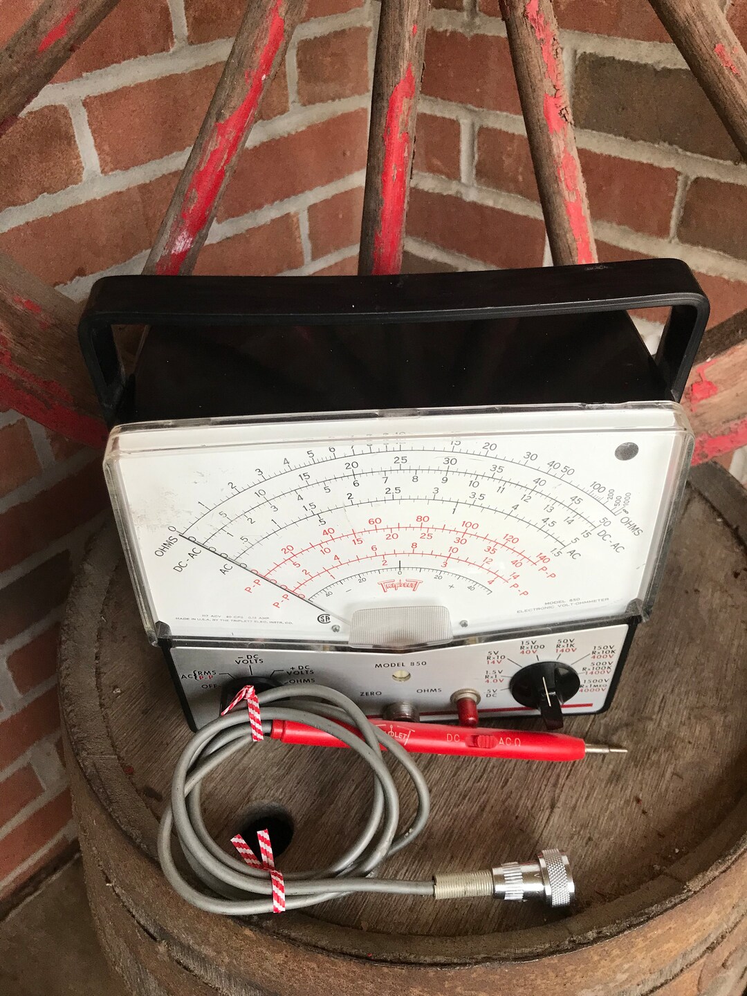 Vintage Triplett Electronic Volt Ohm Meter Model 850 - 1960s - From ...