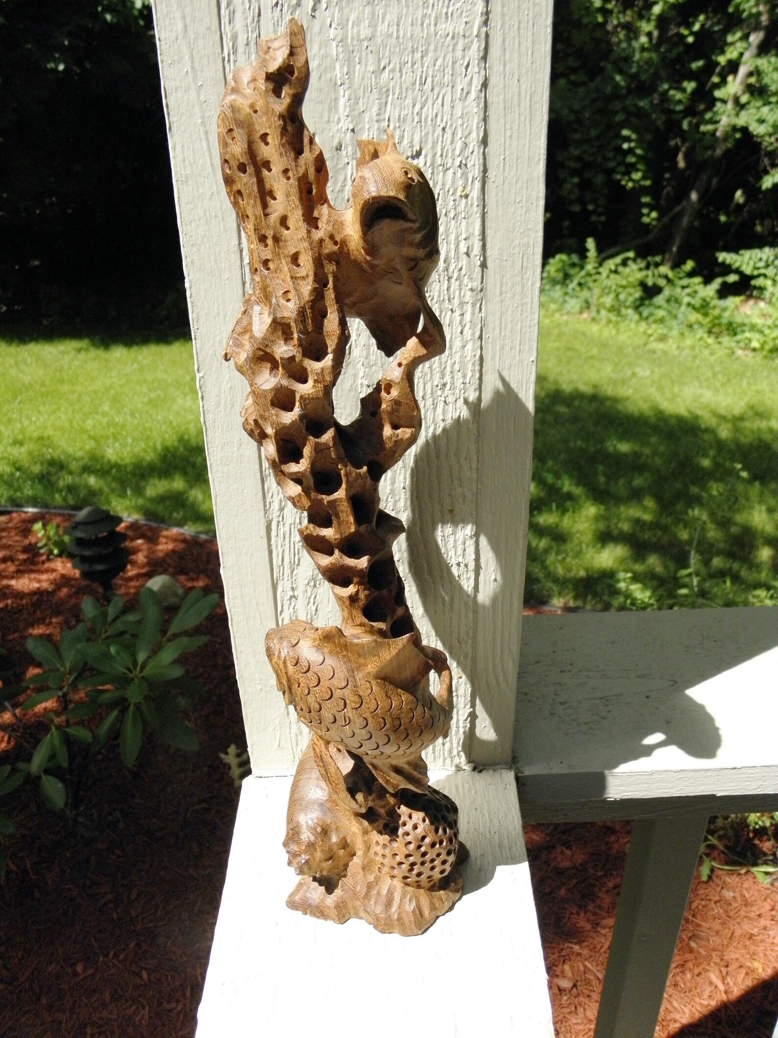 Vintage Caribbean Wood Carving Fish Figurine - Circa 1960 - From ...