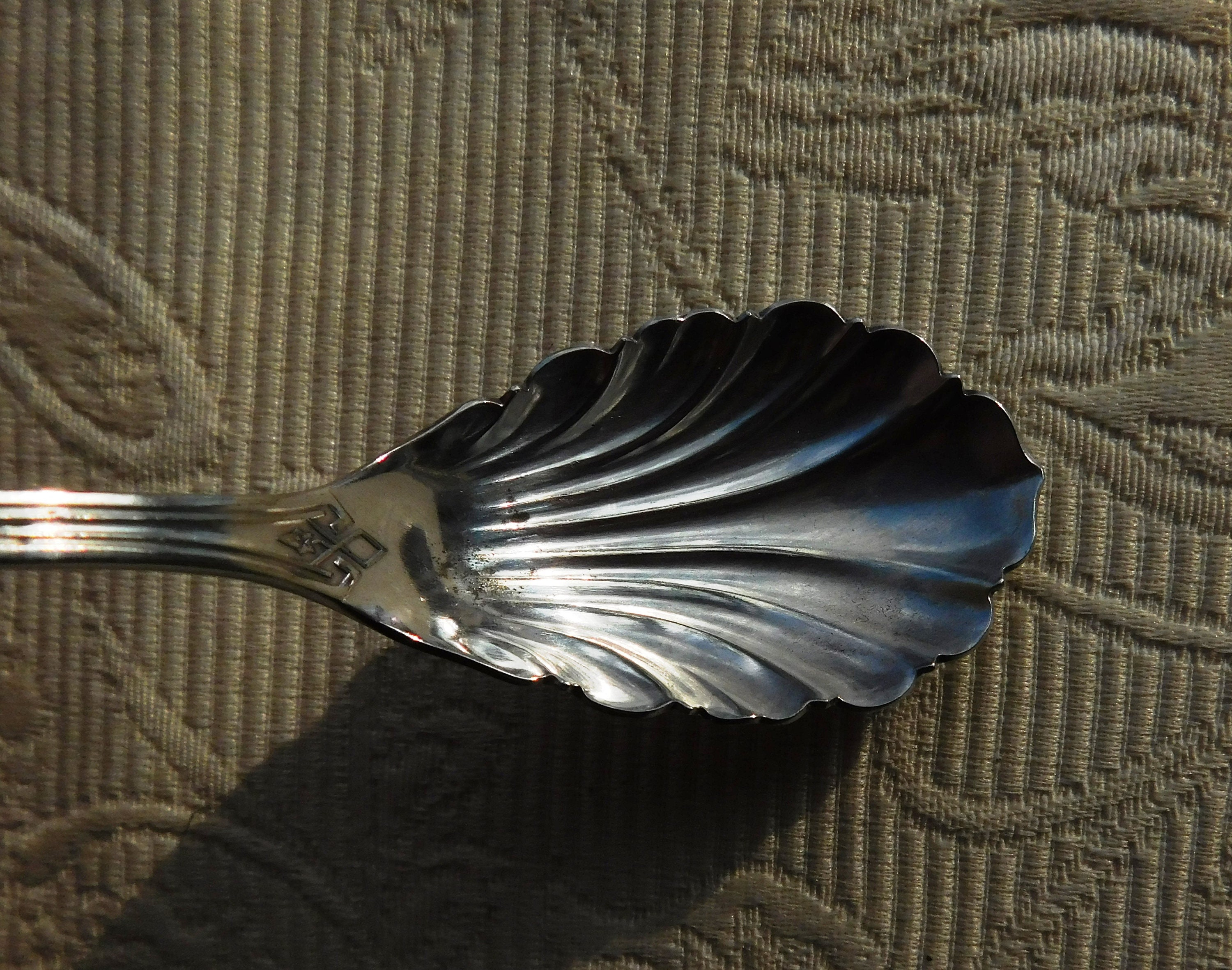 Vintage Simpson Hall & Miller Silver Plate Sugar Shell Spoon | Etsy