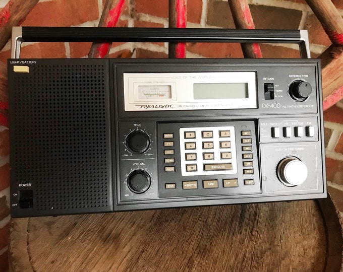 Vintage Realistic / Radio Shack AM/FM Shortwave Receiver Radio DX-400 ...