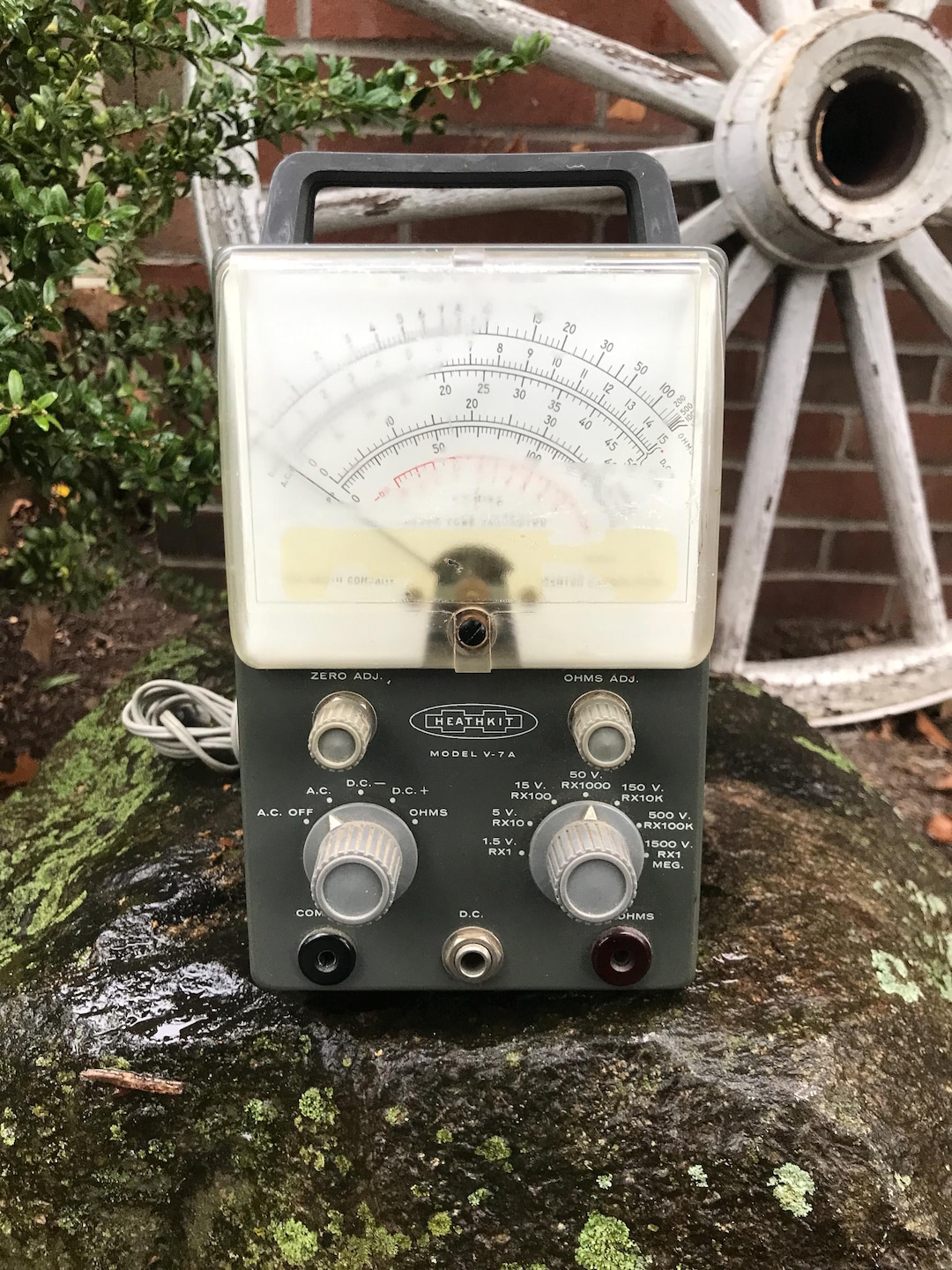 Vintage Heathkit Electronic VTVM Volt Ohm Meter Model V-7A- 1950s ...