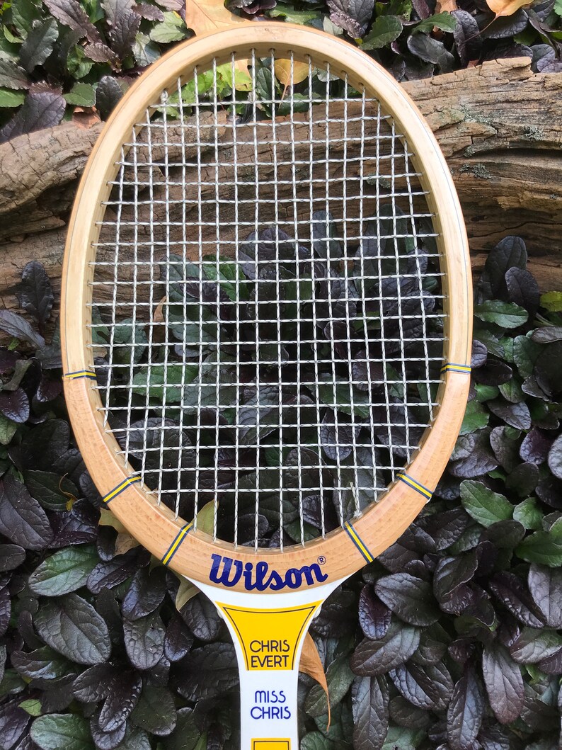 Vintage Wilson Chris Evert Miss Chris Wood Tennis Racket - Etsy