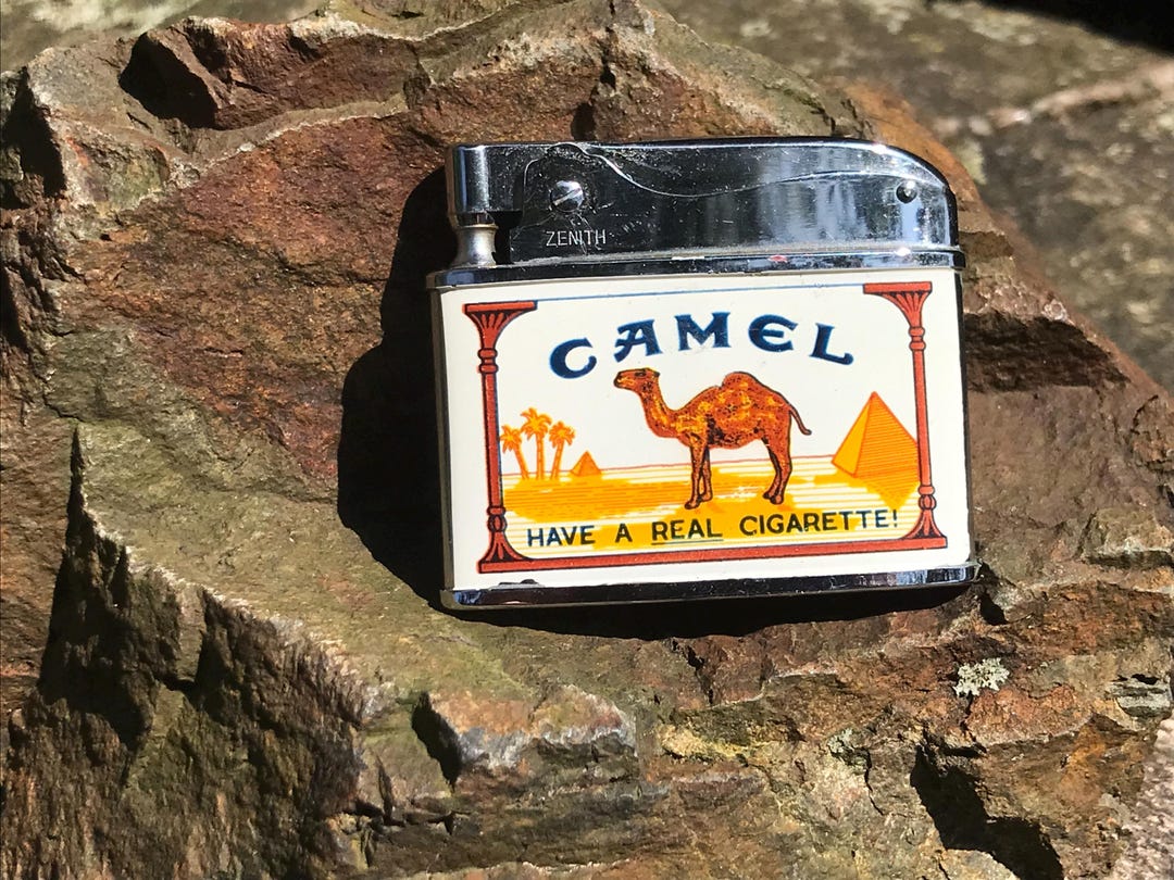 Vintage Japan Zenith Camel Cigarette Lighter + Box - NOS - 1960s - From ...