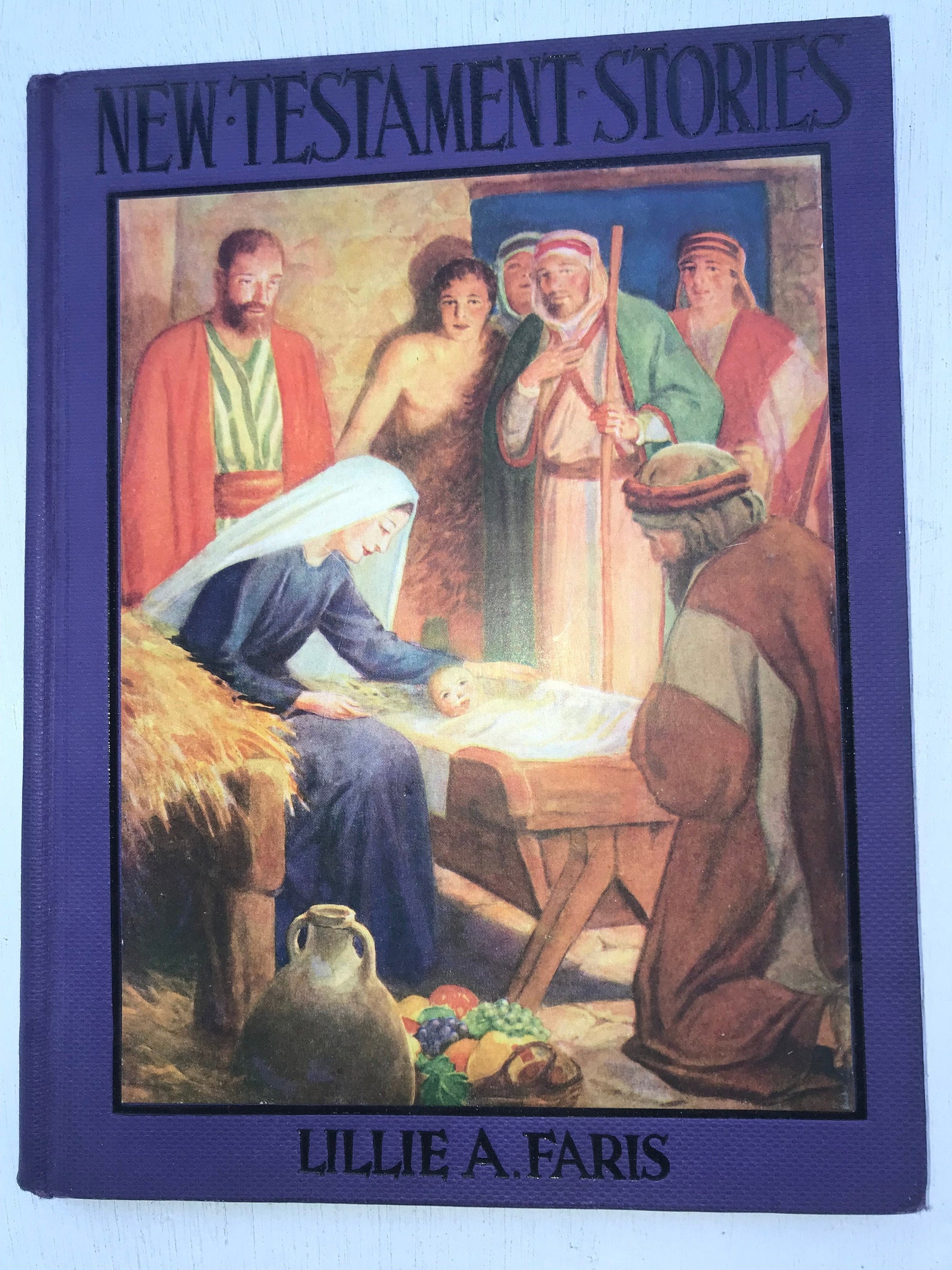 Vintage New Testament Stories Book by Lillie A Faris 1936 - Etsy